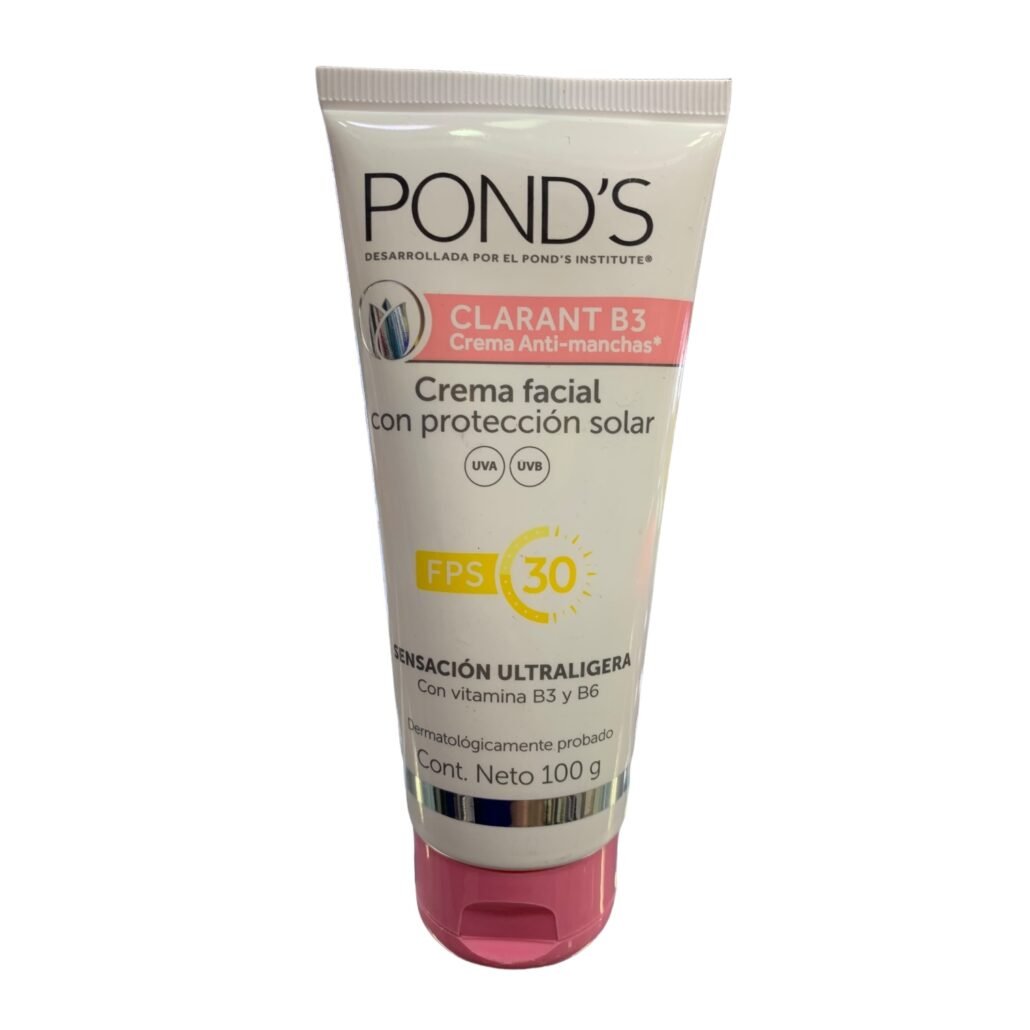 CREMA PONDS CLARANT B3 COLAPSIBLE * 100 GM - Distribuidora Arymar